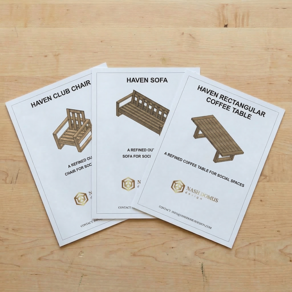 Haven Entertainer Set Digital Build Plans – Nash Domus Design